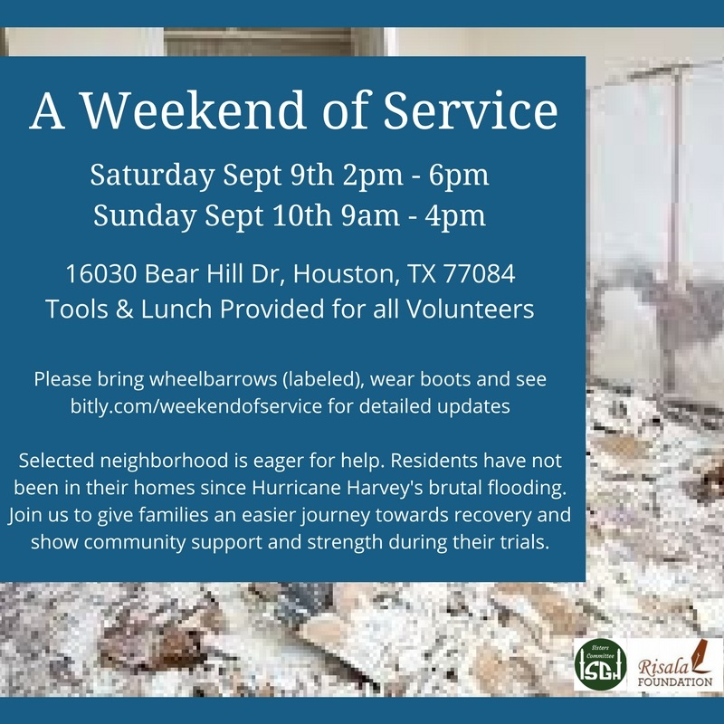 A Weekend of Service – updated – Masjid AlSalam