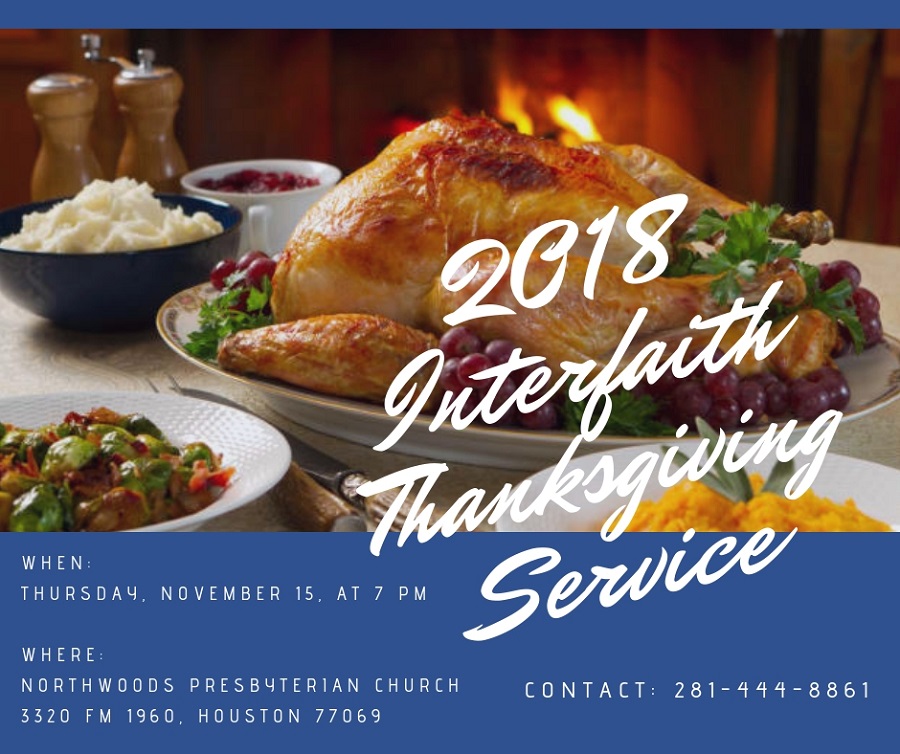 2018 Interfaith Thanksgiving Service – Masjid AlSalam
