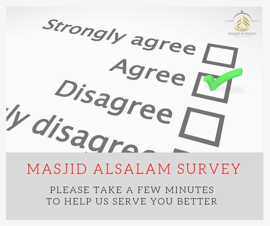 Sisters Quran and Arabic Classes Survey – Masjid AlSalam
